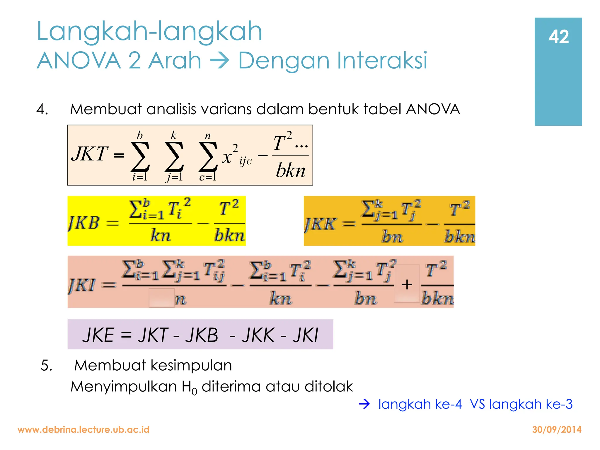 Analisis varinasi (anova) dua arah dengan interaksi | PDF