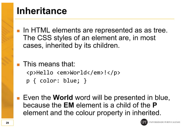 CSS Fundamentals: selectors and Properties | PPTX | Web Design and HTML | Internet
