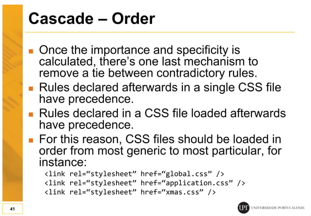 CSS Fundamentals: selectors and Properties | PPTX CSS Fundamentals: selectors and Properties | PPTX