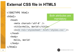 CSS Fundamentals: selectors and Properties | PPTX | Web Design and HTML | Internet