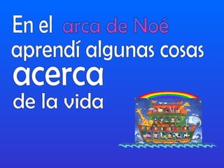 ARCA DE NOE | PPS