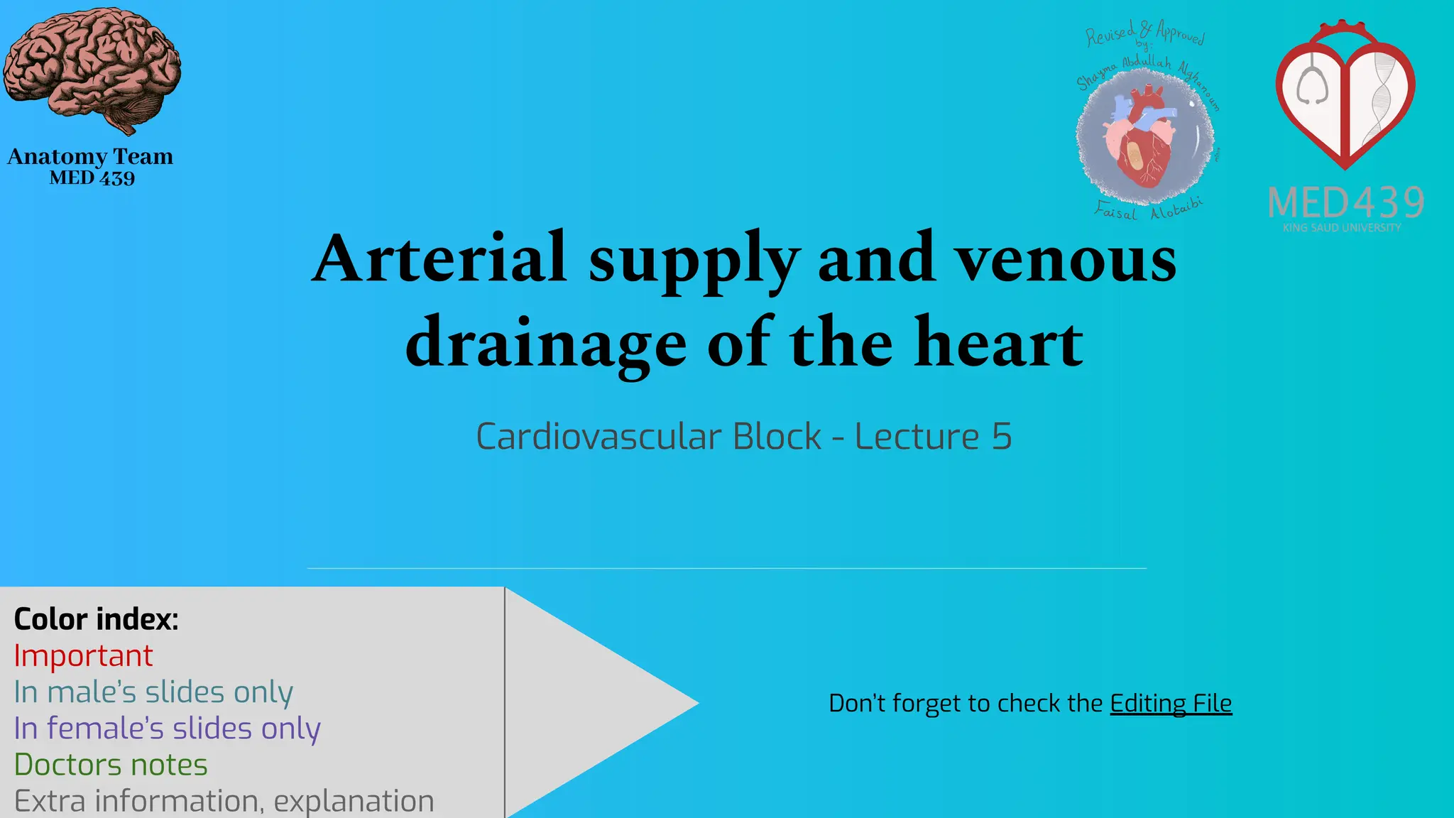 4-Arterial supply and venous drainage of the heart.pdf