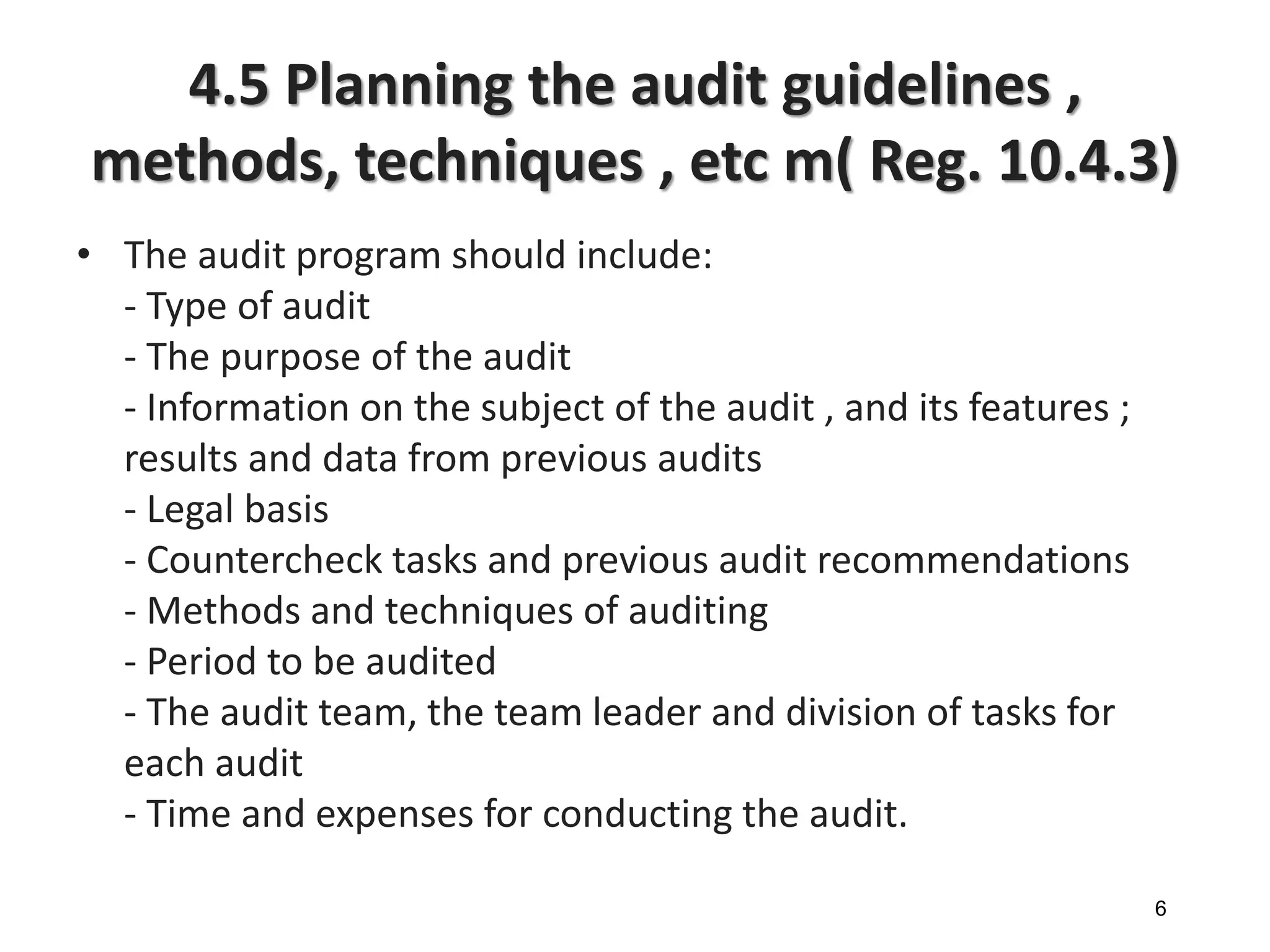 Presentation 4, Audit approach HSC regulation, Workshop on System-based ...