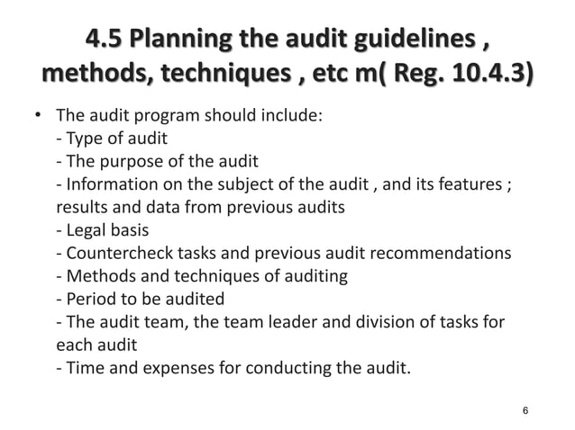 Presentation 4, Audit approach HSC regulation, Workshop on System-based ...