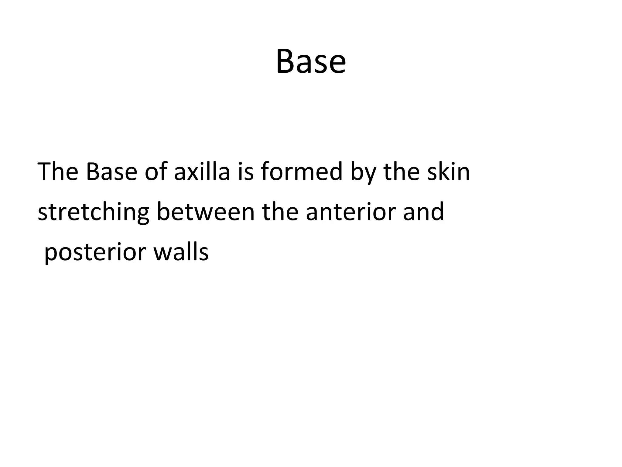 4-AXILLA.ppt anatomy of the axillary region | PPT