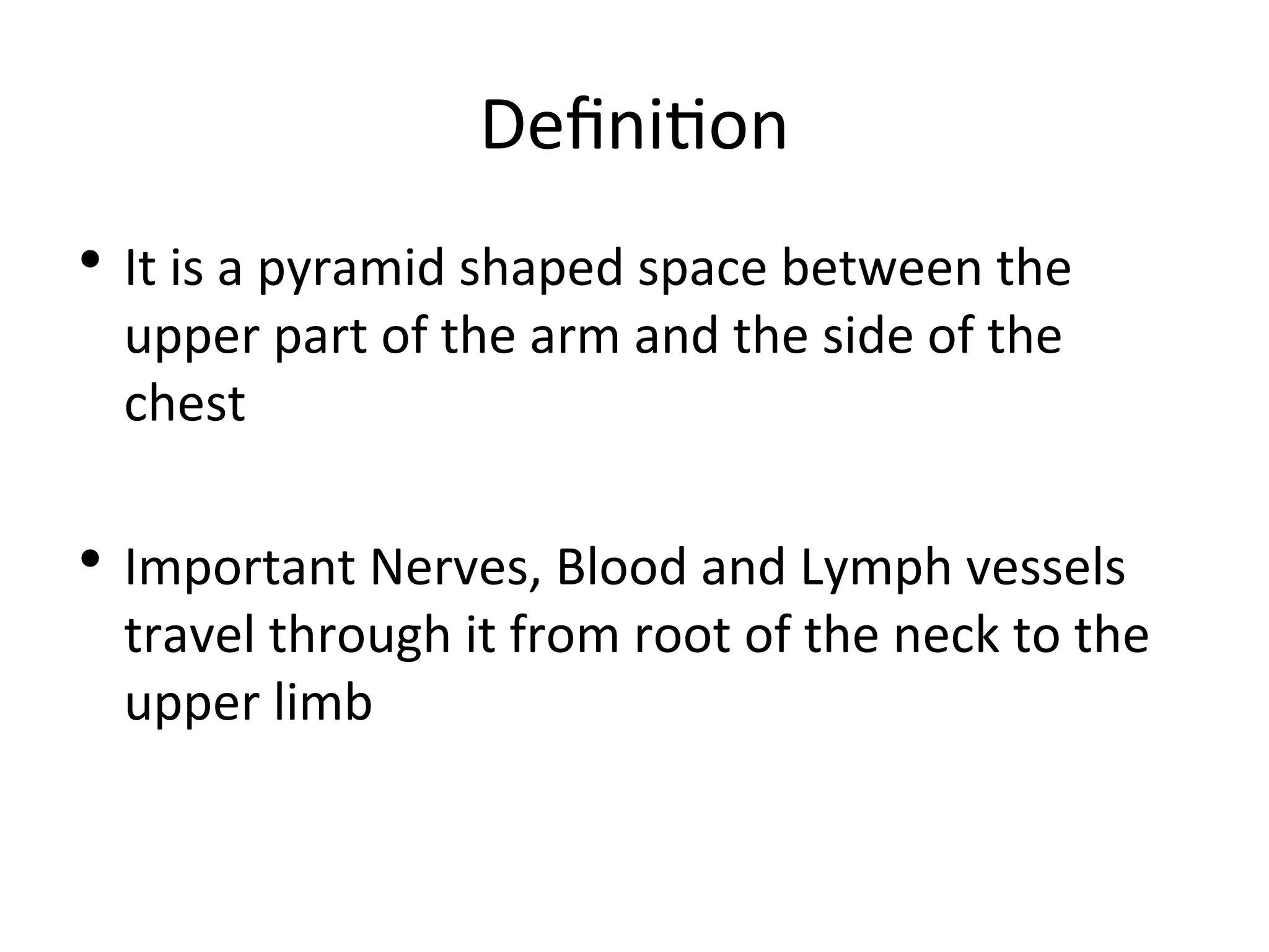 4-AXILLA.ppt anatomy of the axillary region | PPT