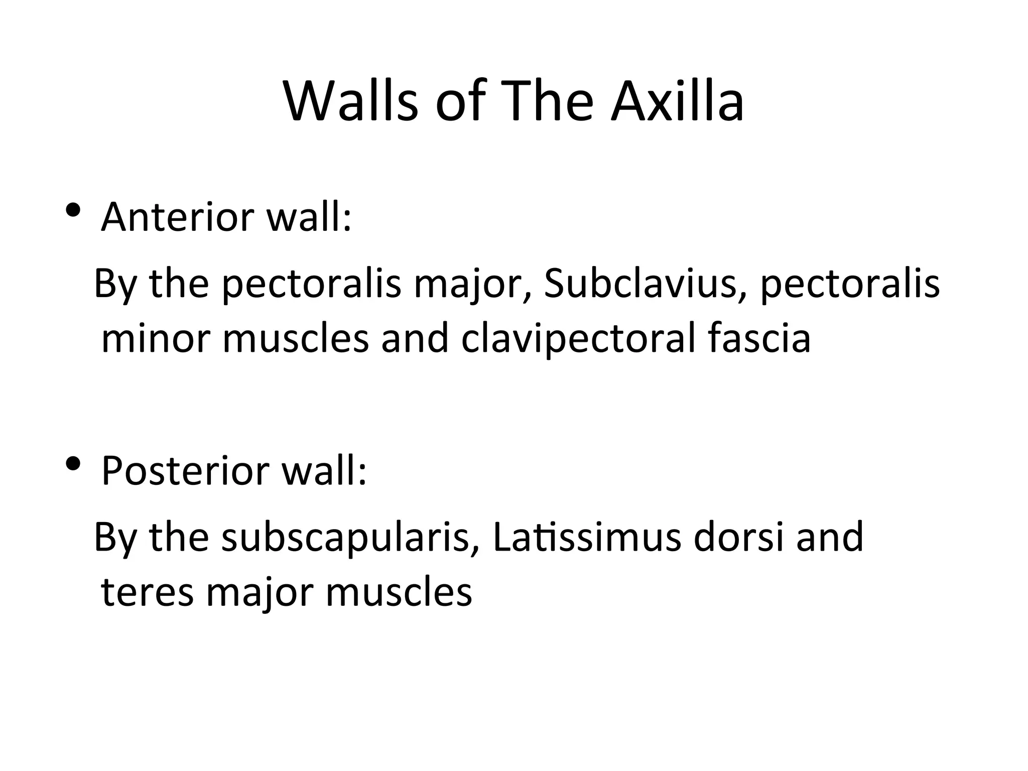 4-AXILLA.ppt anatomy of the axillary region | PPT