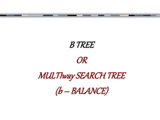 4-b-tree.ppt | Databases | Computer Software and Applications