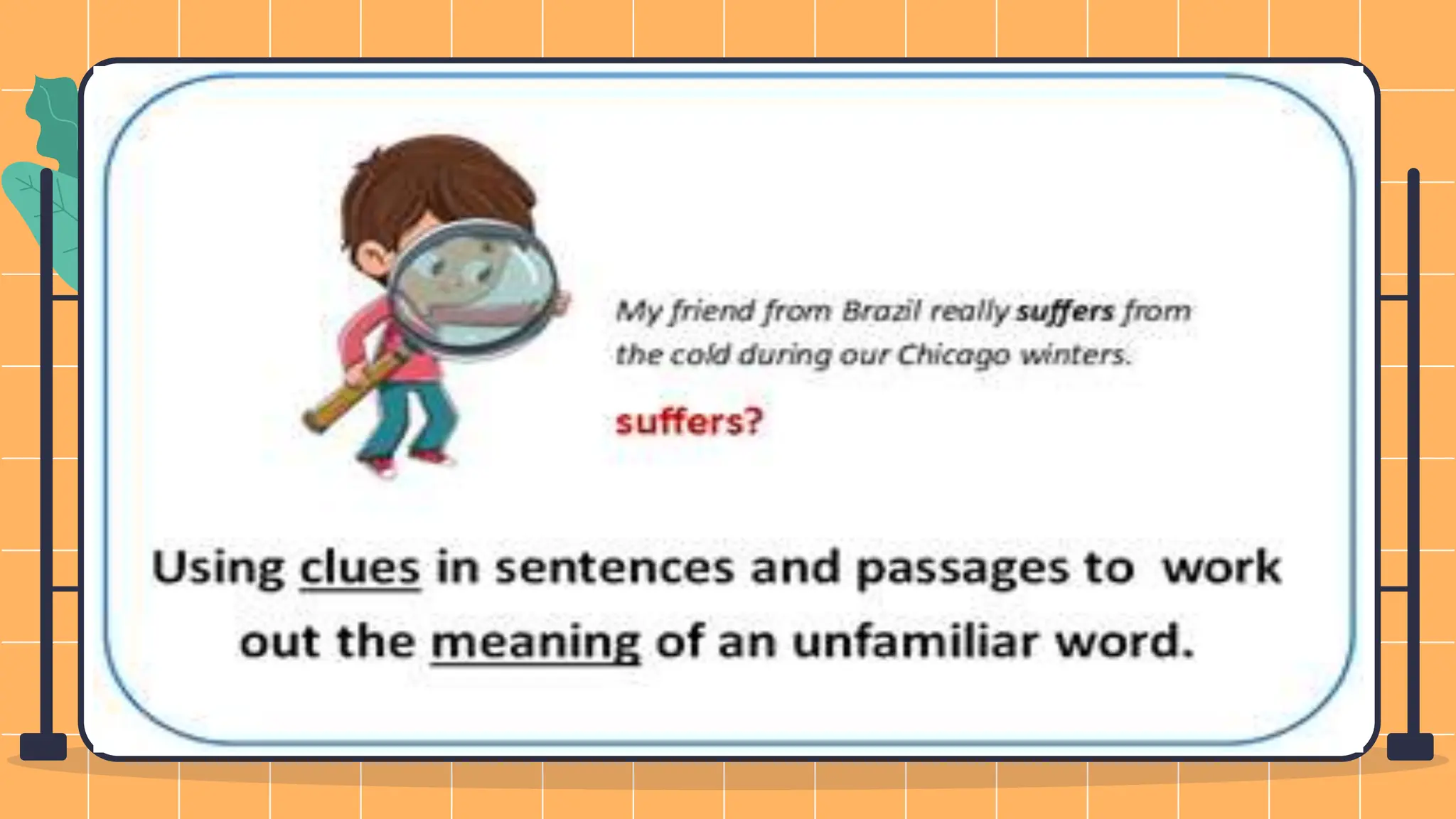 4-BA-ENGLISH4-USE CONTEXT CLUES TO FIND MEANING OF UNFAMILIAR WORDS-TR ...