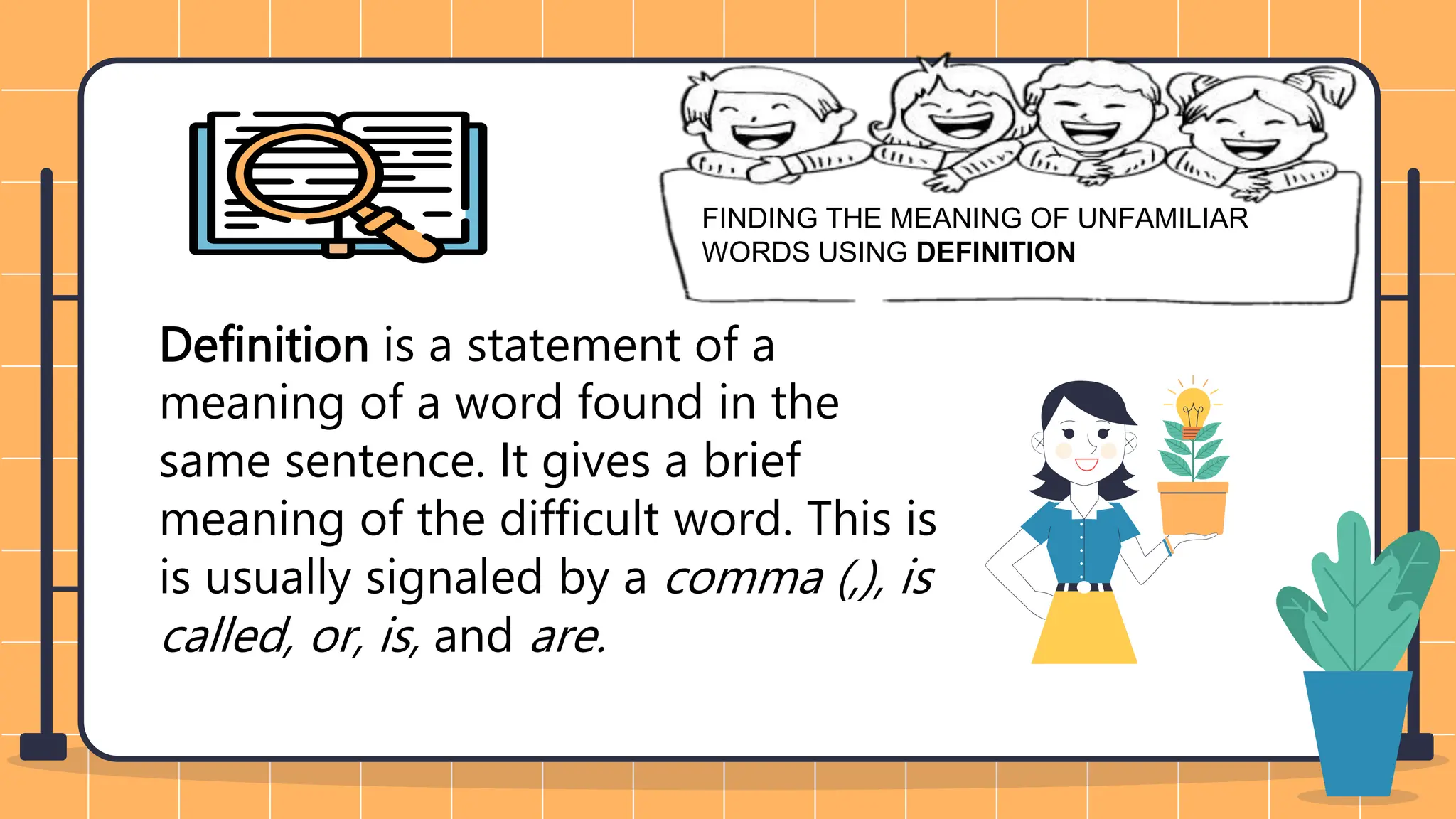 4-BA-ENGLISH4-USE CONTEXT CLUES TO FIND MEANING OF UNFAMILIAR WORDS-TR. STEPH - Copy.pptx