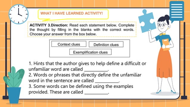 4-BA-ENGLISH4-USE CONTEXT CLUES TO FIND MEANING OF UNFAMILIAR WORDS-TR ...