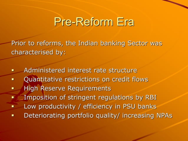 4.banking sector reforms | PPT