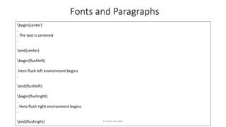 4 basic document formatting | PPT