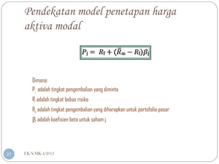4. biaya modal | PPT