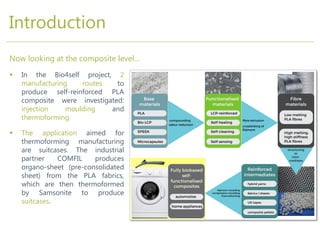 Bio4self - Press Consolidation - Justine Beauson - DTU | PPT