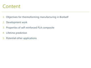 Bio4self - Press Consolidation - Justine Beauson - DTU | PPT