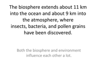 4 biosphere | PPTX