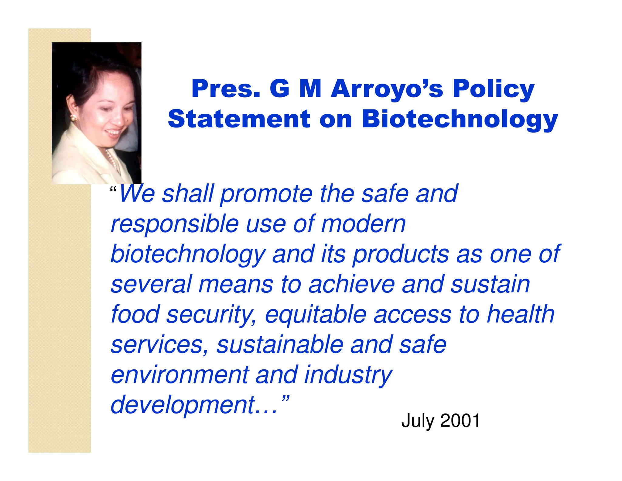 Biotechnology in the Philippines - NAST | PDF