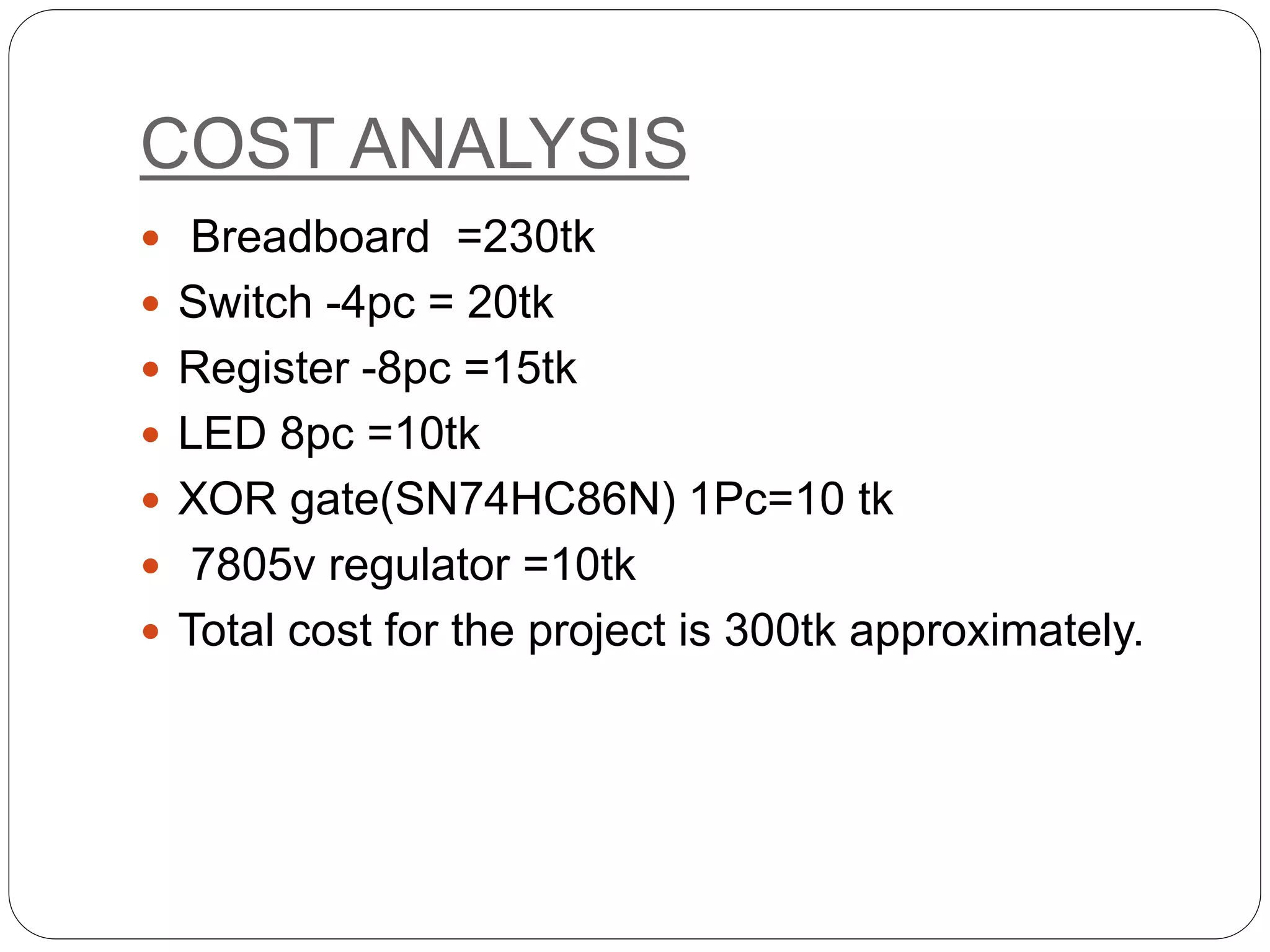 4 bit Binary to Gray converter using XOR | PPTX