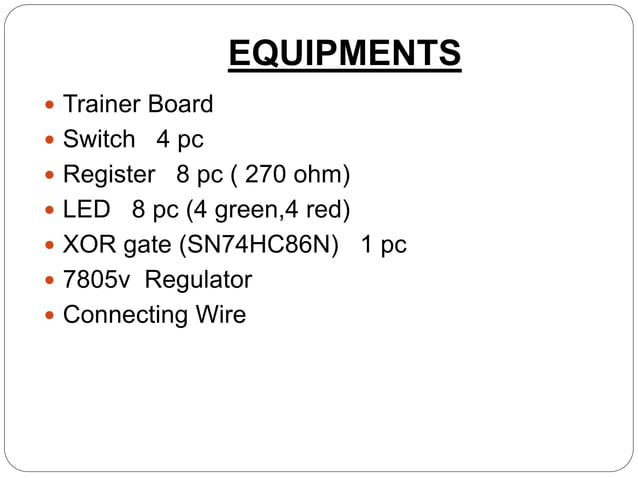 4 bit Binary to Gray converter using XOR | PPTX