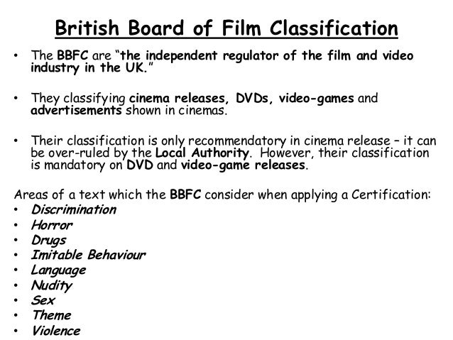 4 British Board Of Film Classification