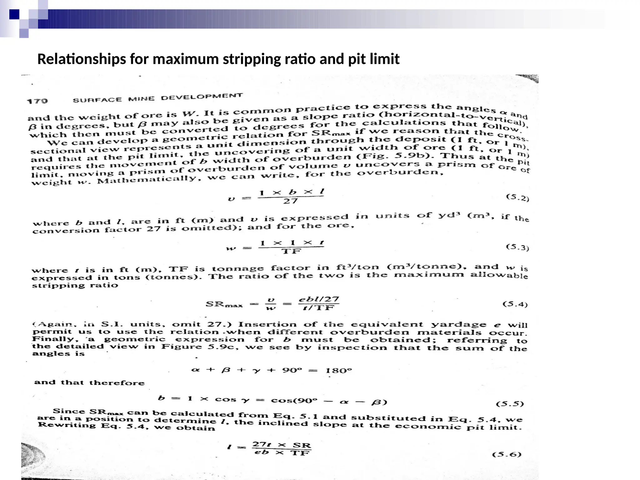 4-BStripping Ratios and Pit Limits .pptx