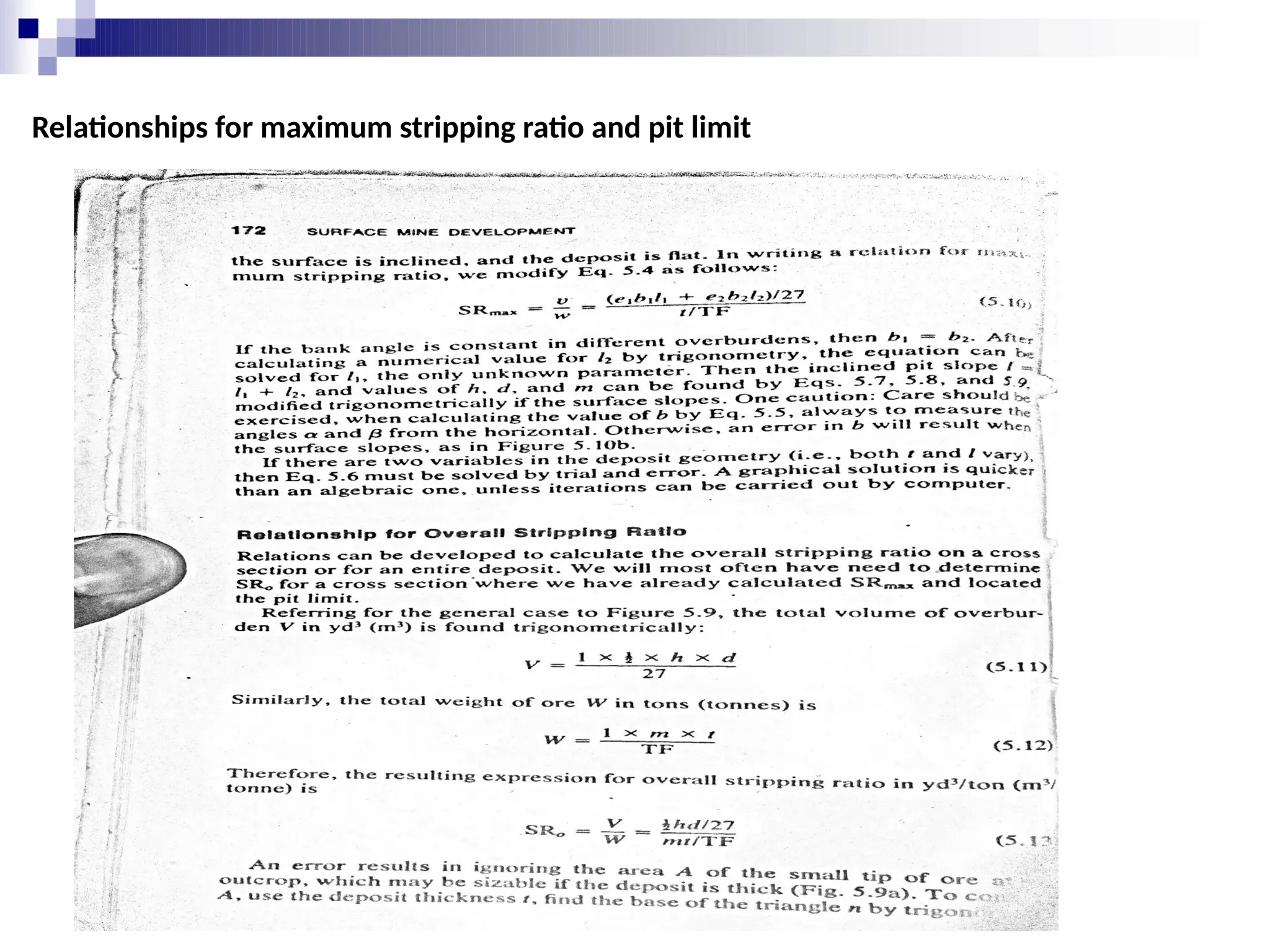 4-BStripping Ratios and Pit Limits .pptx