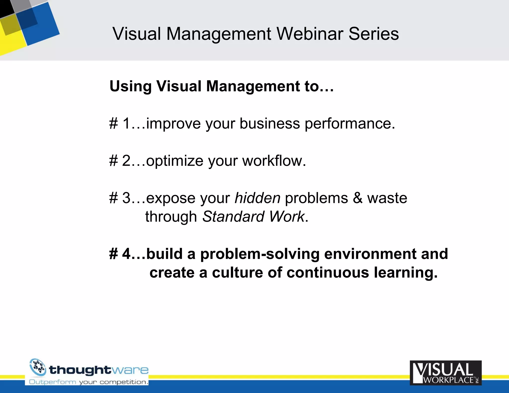 #4 PPT - Build a Problem-Solving Environment and Create a Culture of ...