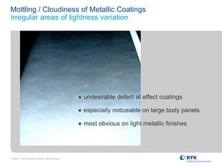 Sandra Weixel - Cloud-runner Measurement of Mottling | PPT