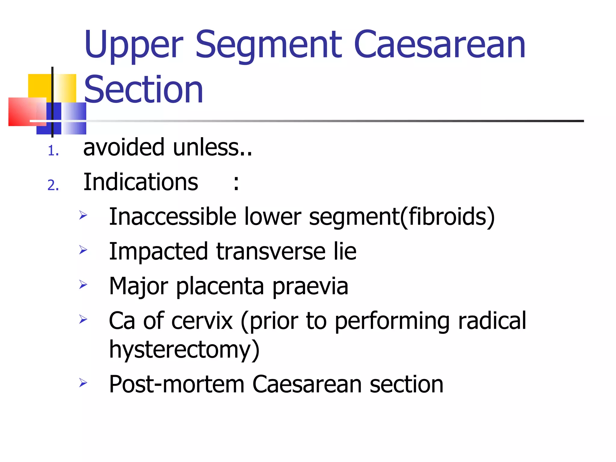 Caesarean section by UM | PPT