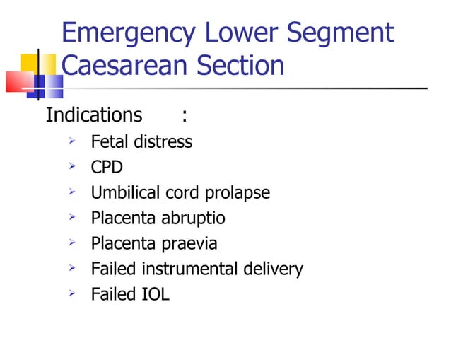 Caesarean section by UM | PPT