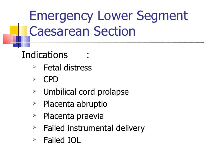 Caesarean section by UM