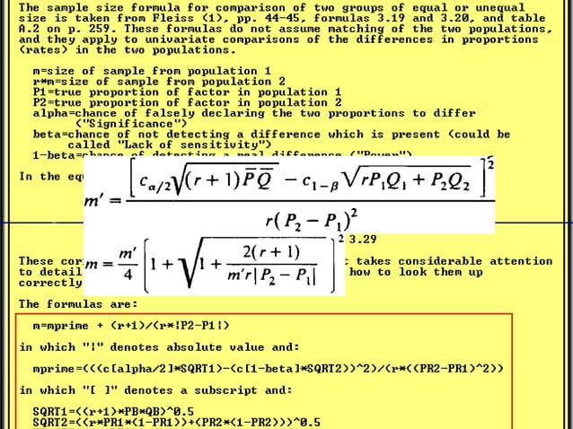 4. Calculate samplesize for cross-sectional studies | PPT