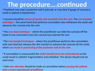 IV Cannula and procedure of iv cannulation.pptx