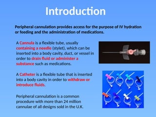 IV Cannula and procedure of iv cannulation.pptx