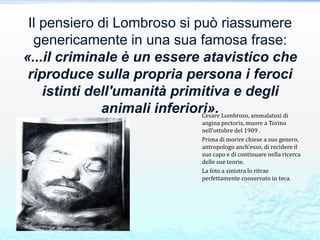 4 cesare lombroso | PPTX