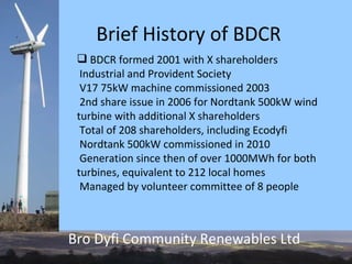 4. CEW - Bro Dyfi Comm Renewables | PPT