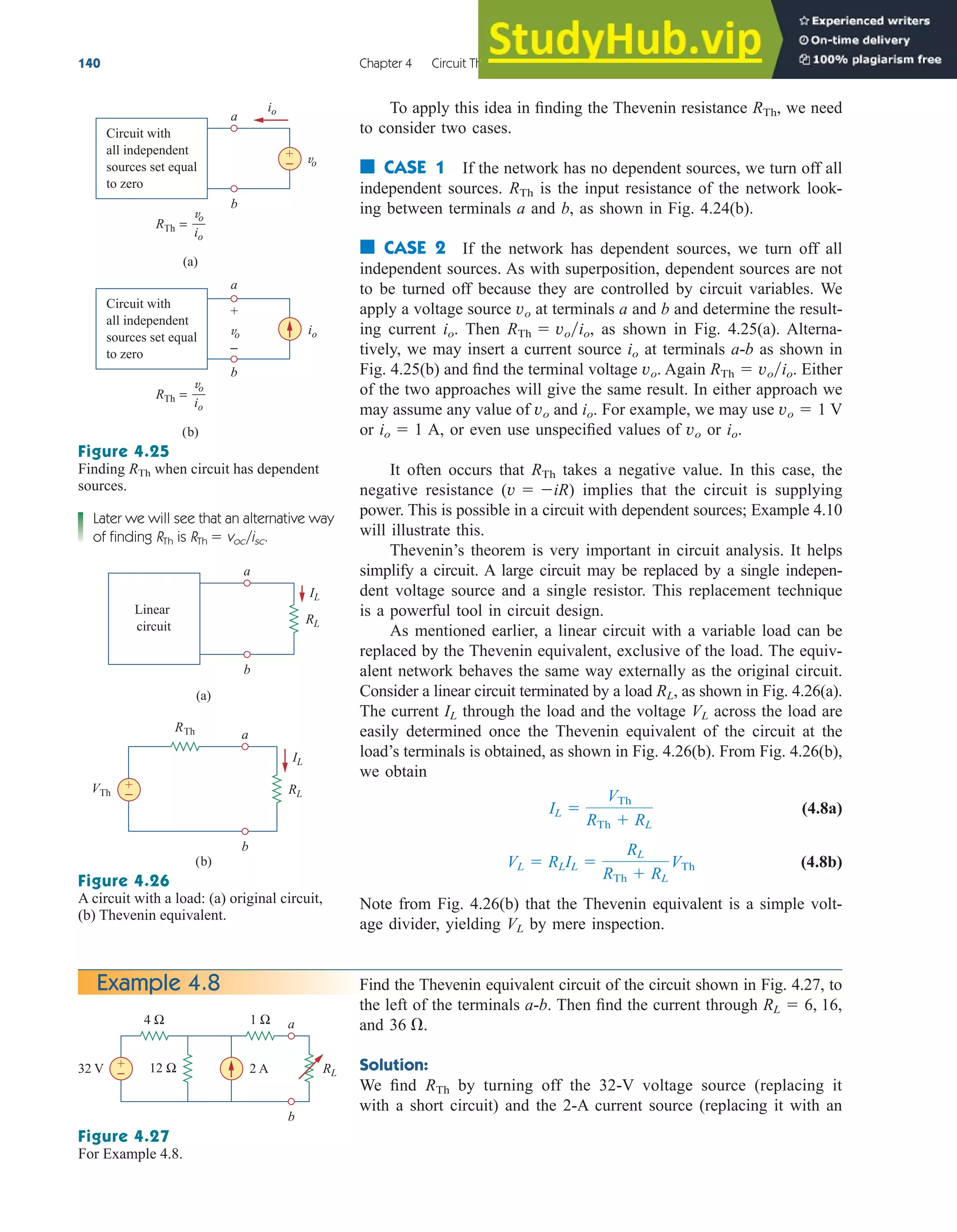 4- Ch04- Circuit Theorems-Sadiku | PDF