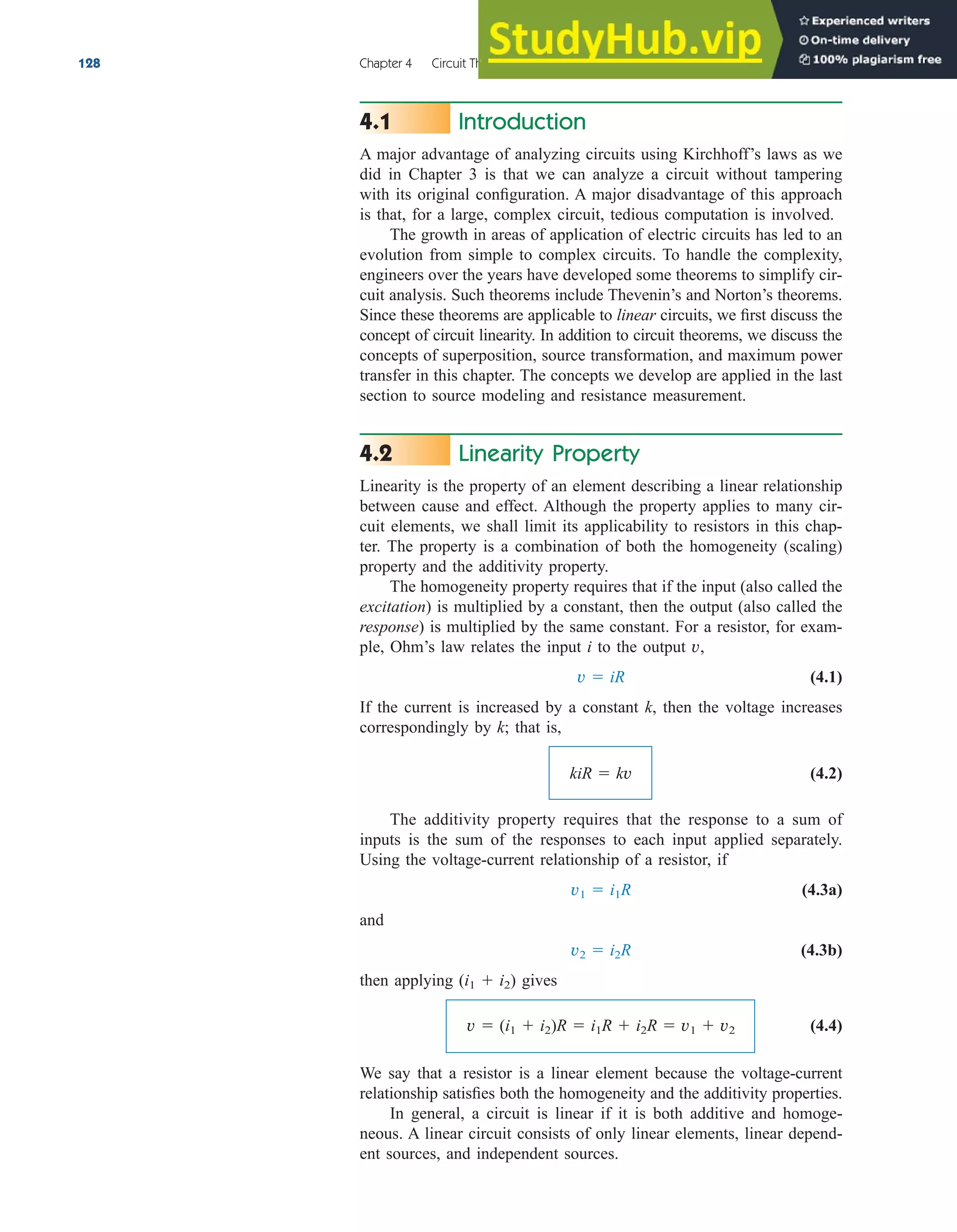 4- Ch04- Circuit Theorems-Sadiku | PDF