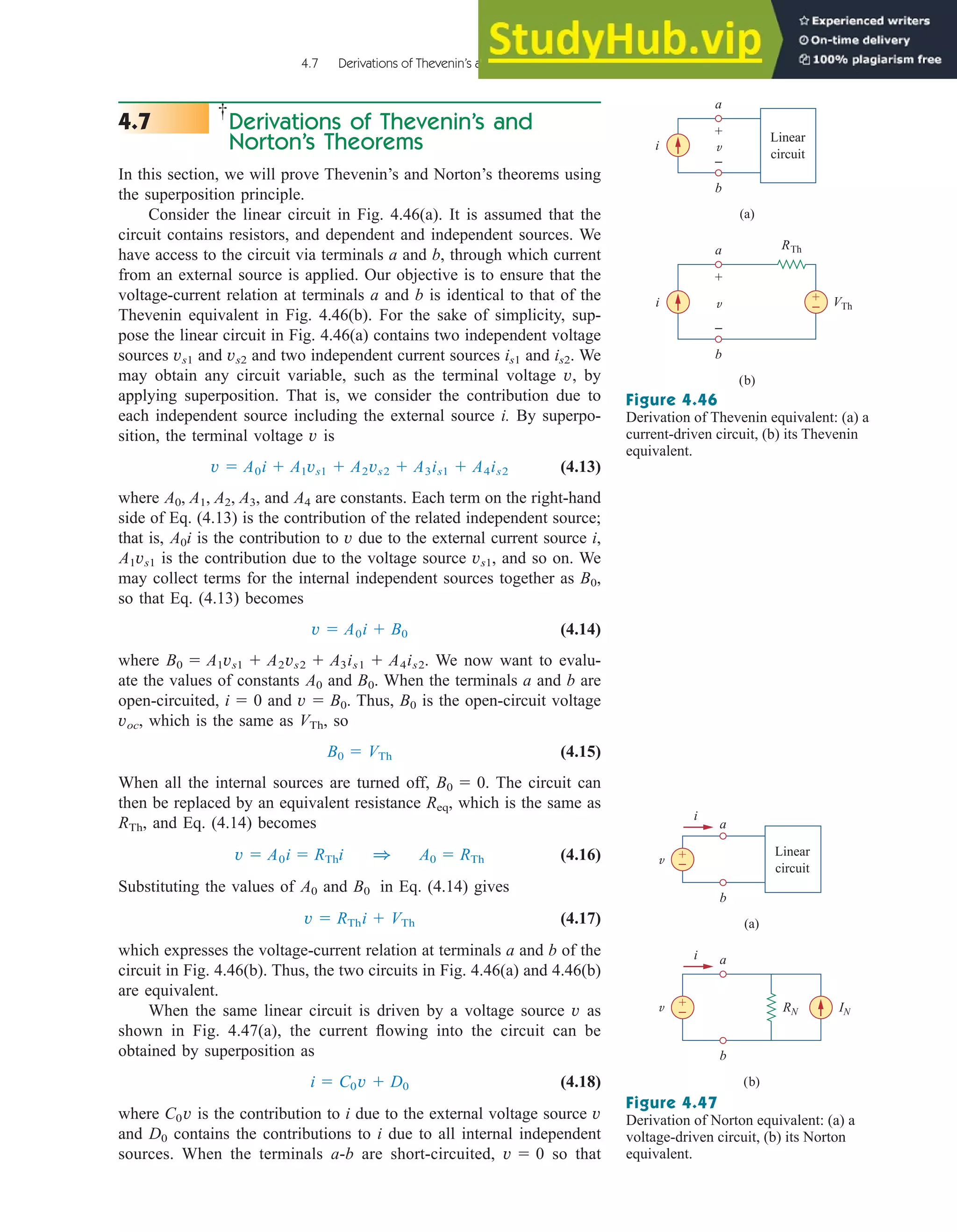 4- Ch04- Circuit Theorems-Sadiku | PDF