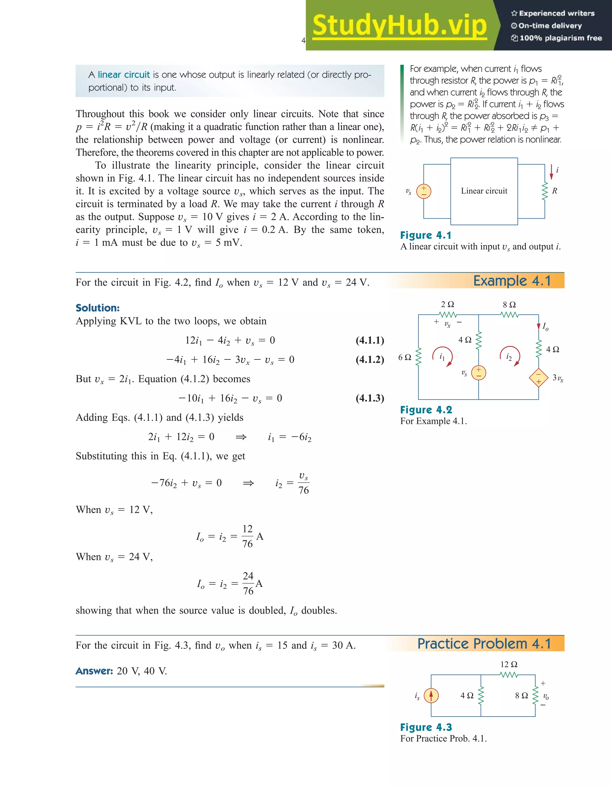 4- Ch04- Circuit Theorems-Sadiku | PDF