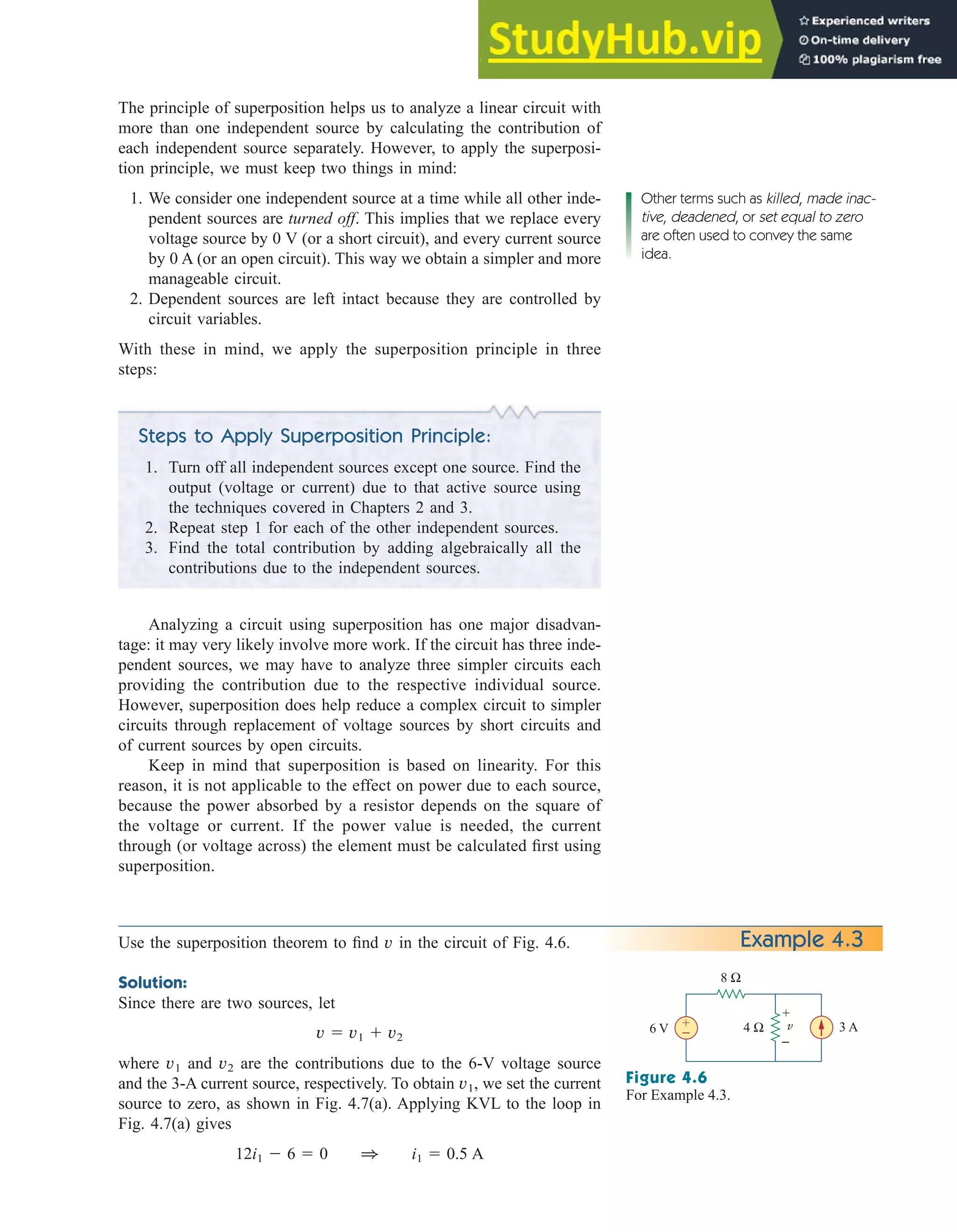 4- Ch04- Circuit Theorems-Sadiku | PDF
