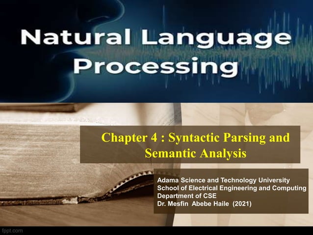 4 Chapter Four Syntactic Parsing And Semantic Analysisppt 4946
