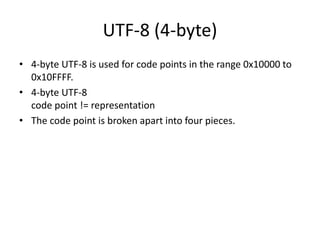 4 character encoding-unicode | PPTX
