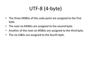 4 character encoding-unicode | PPTX