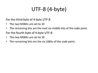 4 character encoding-unicode | PPTX