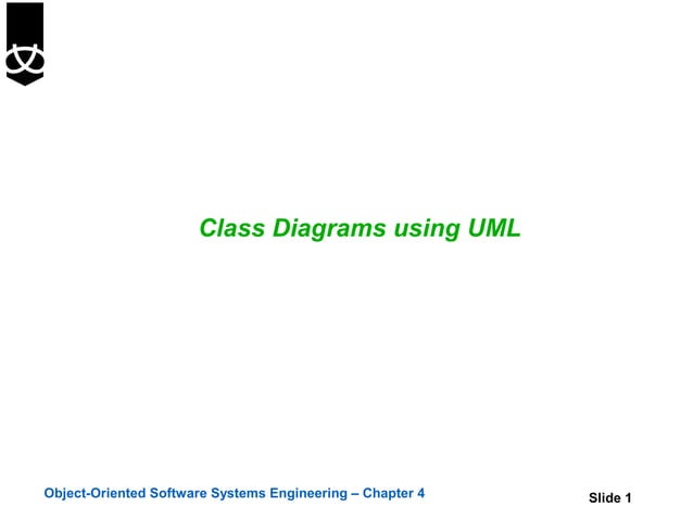 4. class diagrams using uml | PPT
