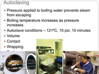 Cleaning ,Disinfection ,and Sterilization | PPTX