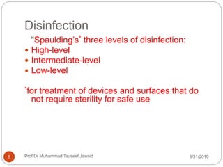 Cleaning ,Disinfection ,and Sterilization | PPTX