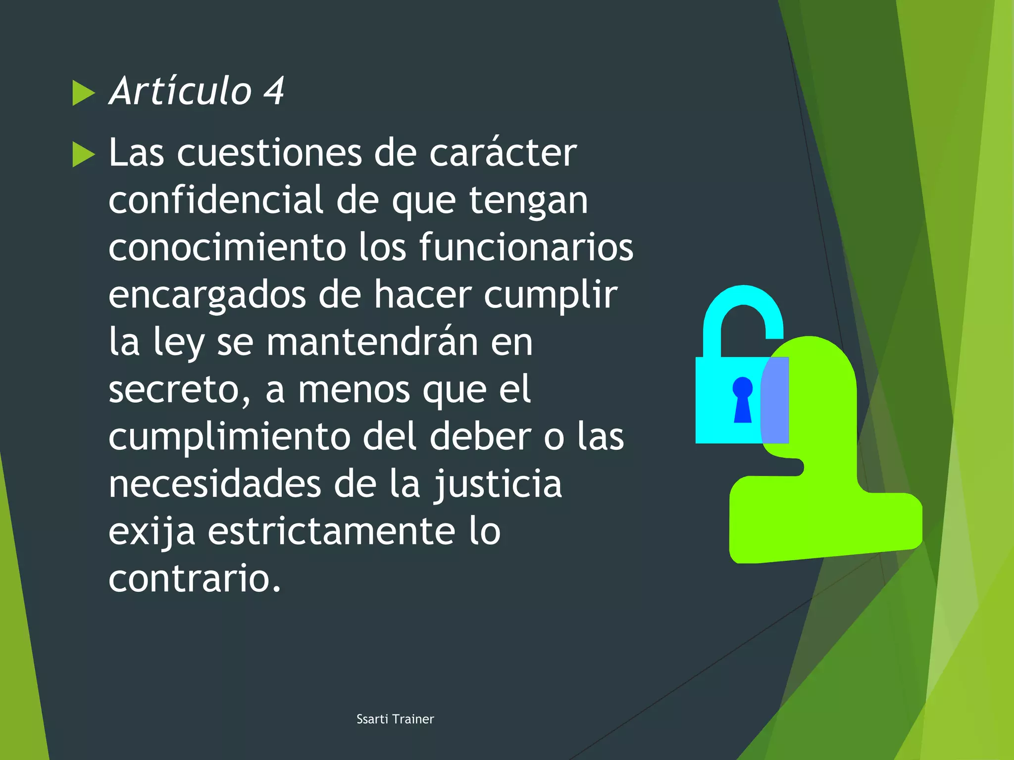 4codigo de conducta para encargados de hacer cumplir la ley | PPT
